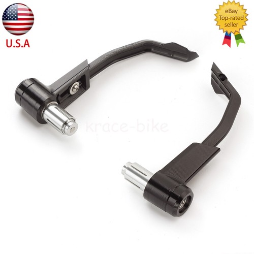 22mm Universal CNC Brake Clutch Handle Lever Protector Guards Bar Ends ...