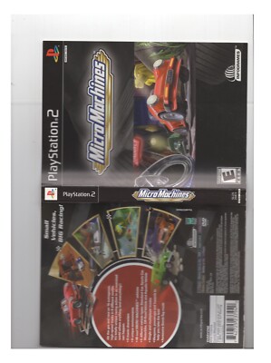 Micro Machines PS2 ARTWORK ONLY Authentic Original | eBay