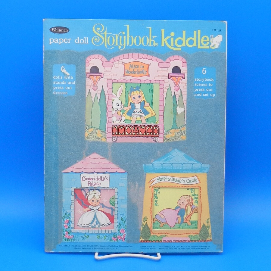 Vintage Liddle Kiddles PAPER DOLLS STORYBOOK Press Out Book Whitman ...