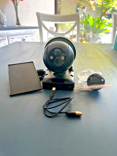 Acelerar Battery Powered Security Camera with Solar Panel | eBay