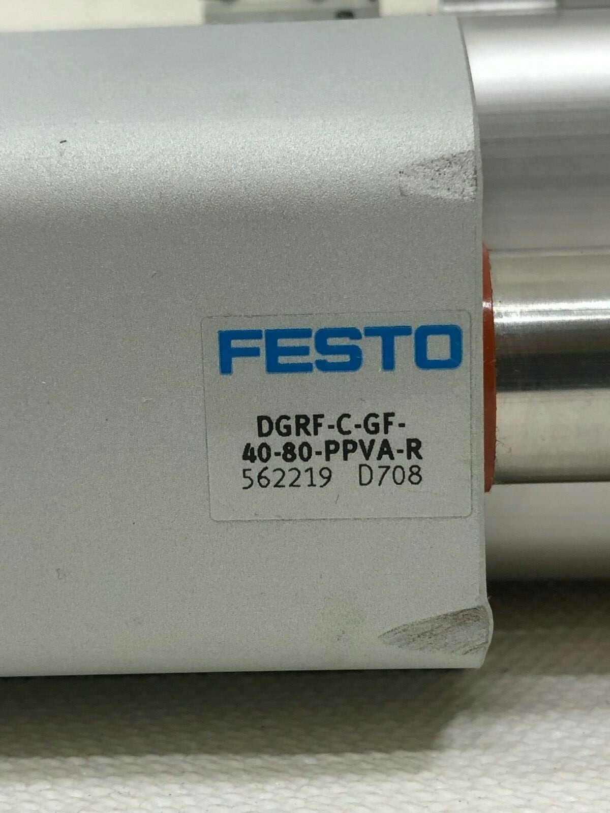 Festo DGRF-C-GF-40-80-PPVA-R Pneumatic Cylinder Guided Drive w ...