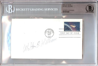 Walter C. Williams Signed Autographed First Day Cover NASA Engineer ...