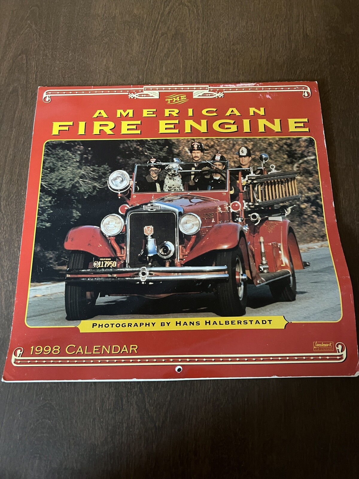 vintage calendar No Writing 1998 The American fire engine Landmark ...
