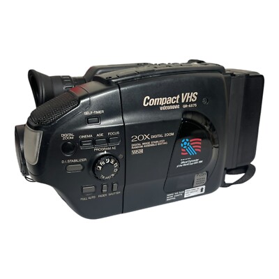 Vtg JVC 1994 Video Movie GRA AX75 Compact VHS Movie Camera Camcorder ...