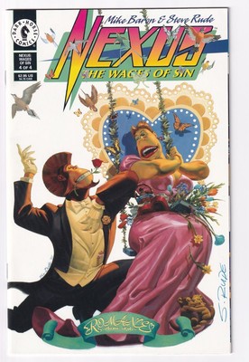Nexus The Wages of Sin (1995) # 4 (8.0-VF) Signed by Steve Rude | eBay
