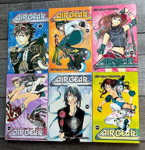 Air Gear By Oh Great Manga Graphic Novel Book Lot Vol 1-6 Del Rey ...