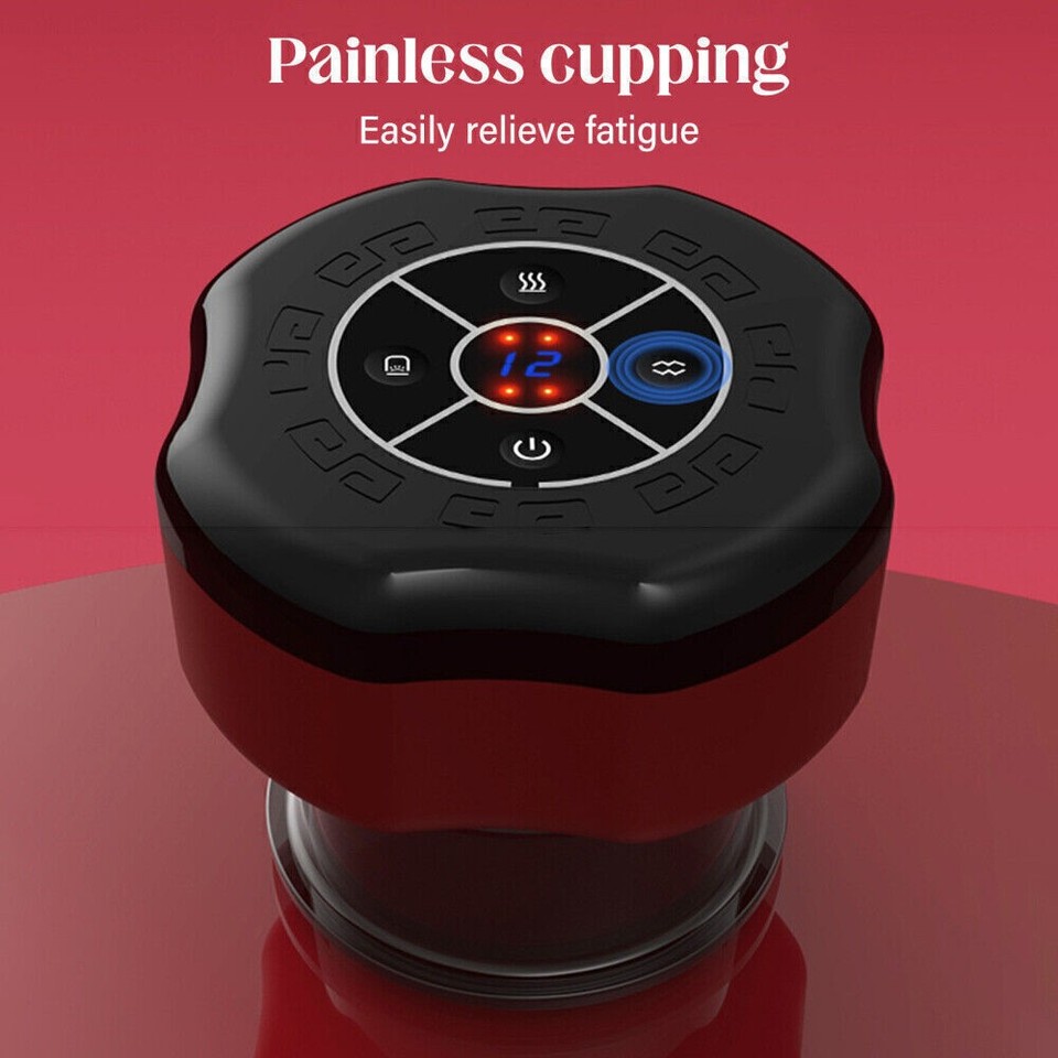 Electric Cupping Set Gua Sha Adjustable Temperatures Cupping Reduce ...