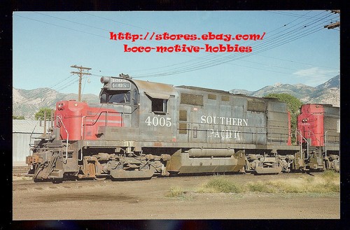 LMH Postcard SOUTHERN PACIFIC Railroad Alco RS32 SP #4005 Road Switcher ...