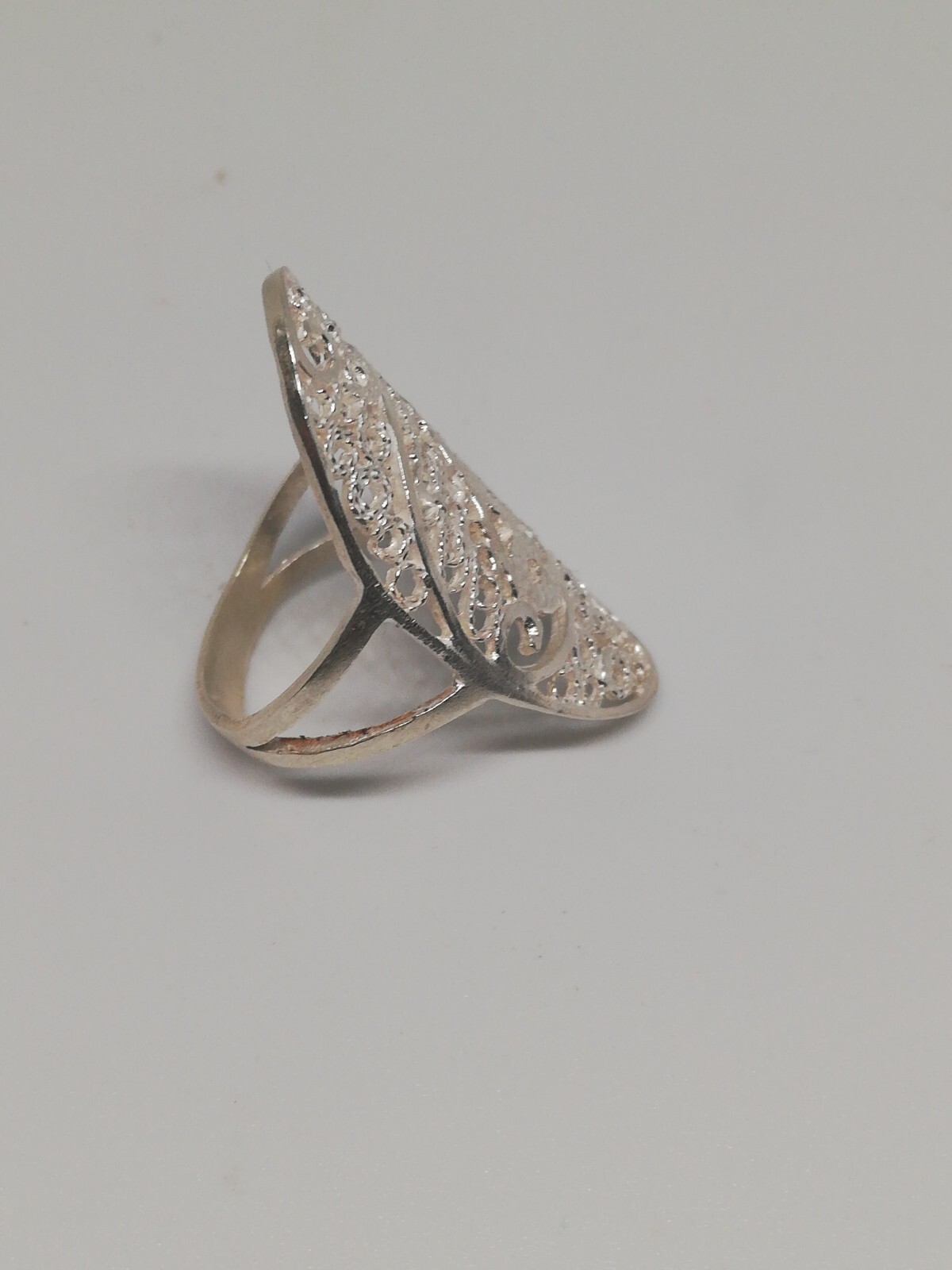 JARA .925 SOLID FINE SILVER WOMEN'S FILIGREE RING .925 SIZE 6.5 | eBay