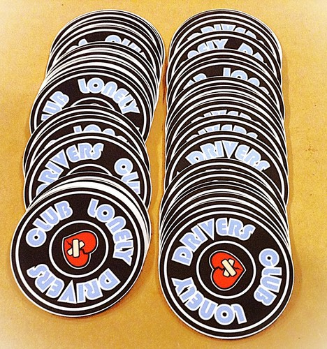 Lonely Drivers Club Sticker 3" Pack of 50 Original Logo Brand New | eBay