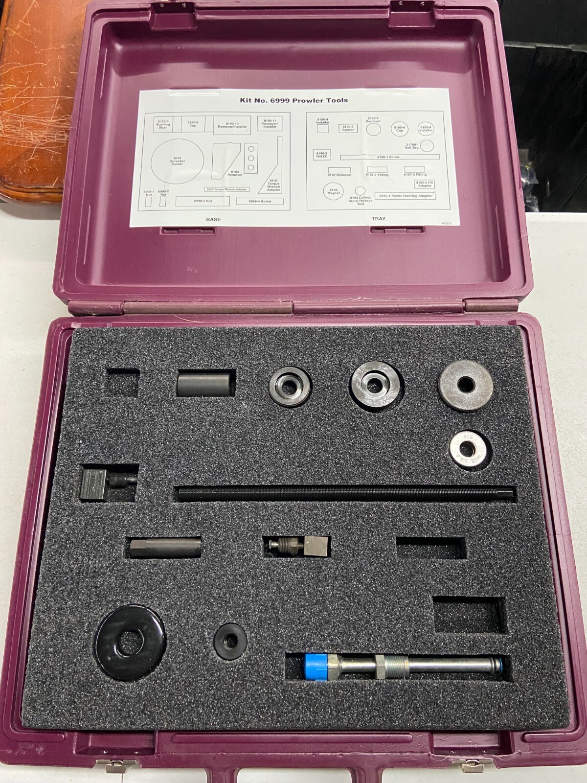 Dodge Jeep Chrysler Plymouth Prowler 6999 Miller Factory Tool Kit SET ...