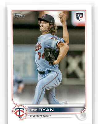 JOE RYAN Rookie Card 2022 Topps Complete Set Series Two #390 Minnesota ...