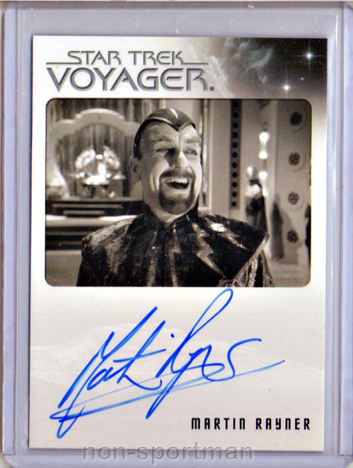 QUOTABLE STAR TREK VOYAGER MARTIN RAYNER AUTOGRAPH | eBay