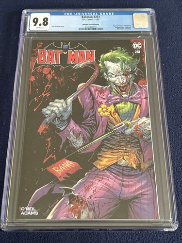 BATMAN #251 NYCC Exclusive Battle Damage Joker - Tyler Kirkham CGC 9.8 ...