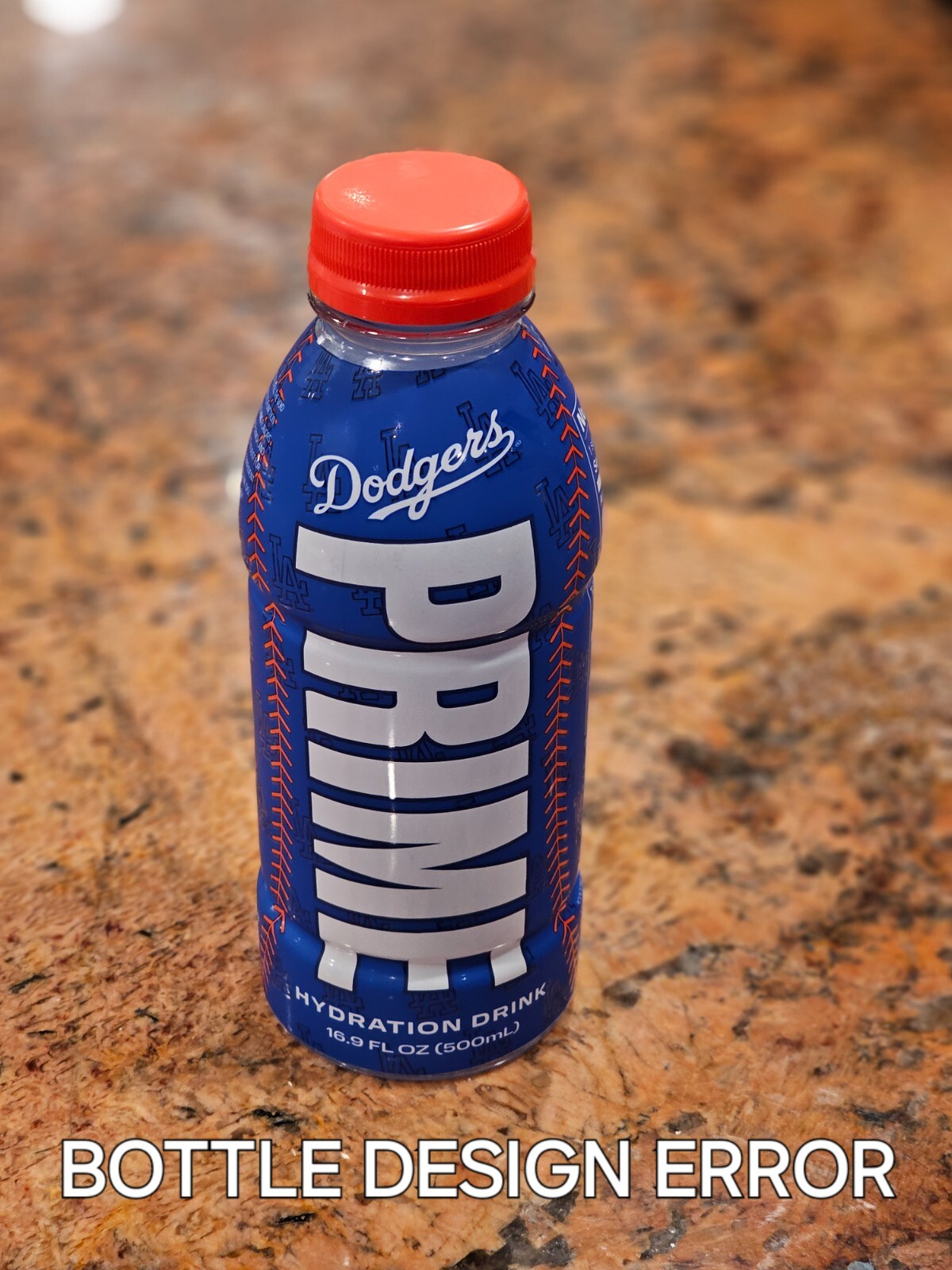 prime hydration Dodgers ultra rare | prime bottle design error | eBay