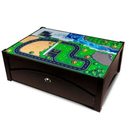 NEW Metropolis Train Table Set 119.0 x 83.49 x 68.0 Materials: Wood ...