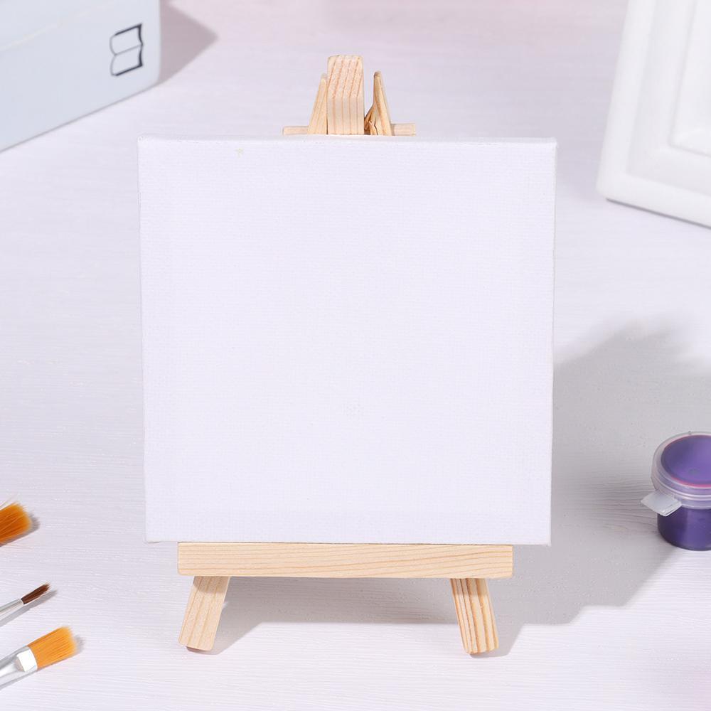 Mini Easels Back Stapled Mini Easel Set Drawing Mini Canvas Painting ...