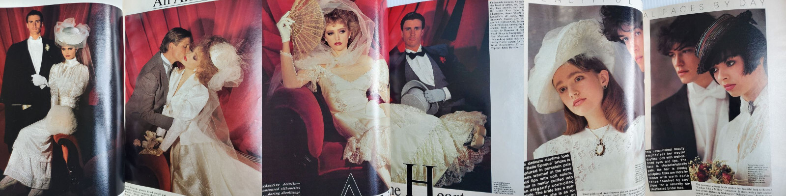 1983 MODERN BRIDE magazine CAROL ALT Renee Simonsen Kristin Holby Rene ...