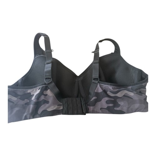 Torrid Active Support Bra 44B Underwire Padded Camouflage Mid Impact ...