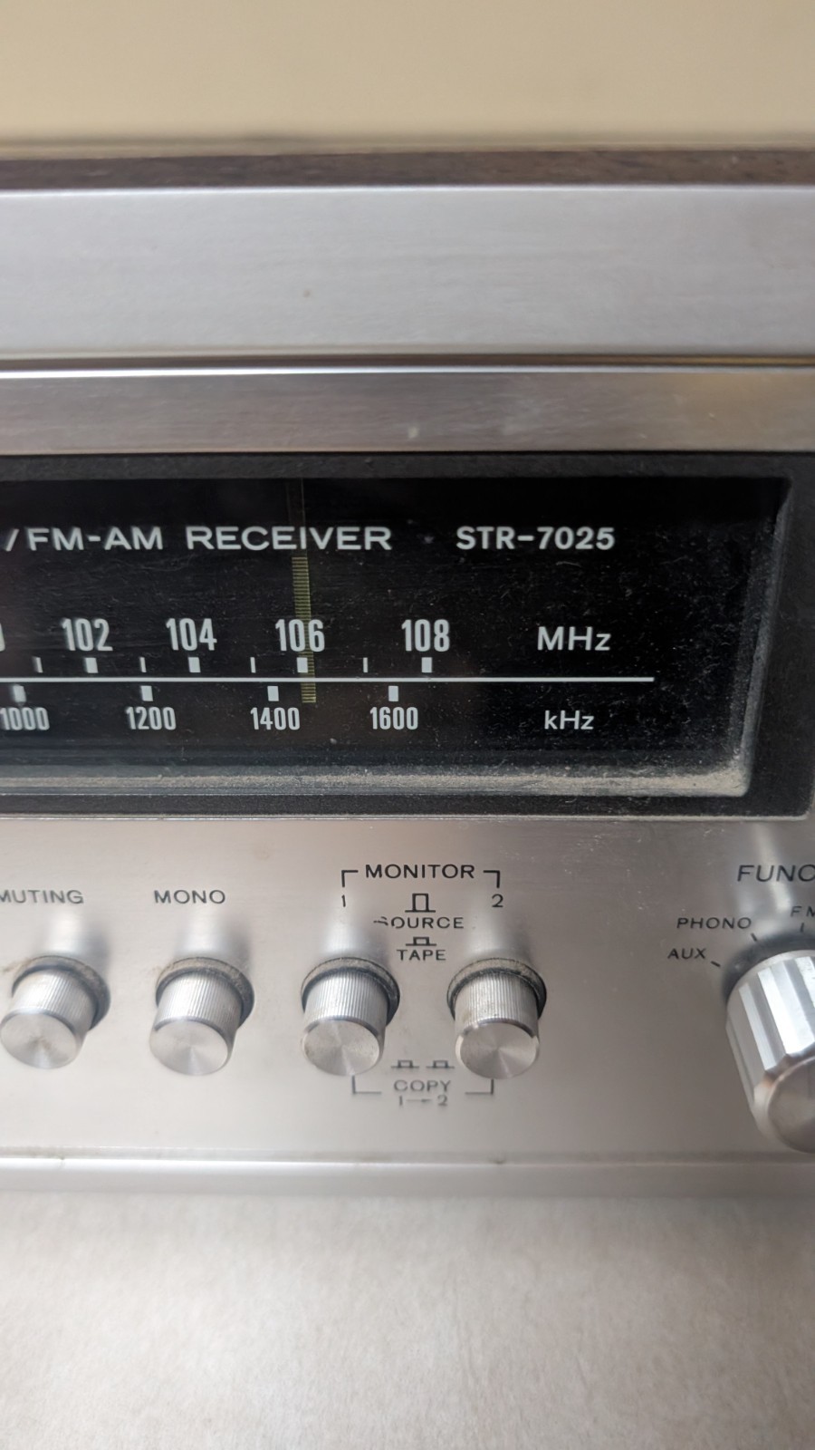 Vintage Sony STR-7025 AM FM Stereo RECEIVER w/ PHONO As Is Parts / Repair | eBay