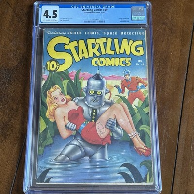 Startling Comics #49 1948 Alex Schomburg Bender Robot Good Girl GGA CGC 4.5 | eBay