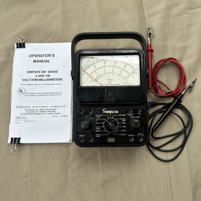 U16773 Used Simpson 260 Series 8 Volt-Ohm-Millimeters Meter | eBay