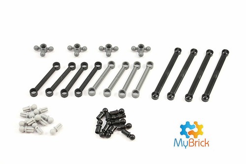 Genuine LegoⓇ Technic Steering Tow Balls and Links 36x piece pack ...