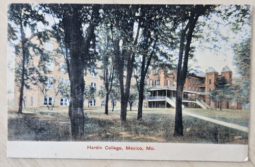 1910 Hardin College Mexico, MO postcard Wheelock Divided Back Unposted ...
