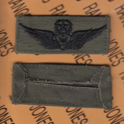 US Army Master Crew Chief member Aviation Flight OD Green BDU badge ...