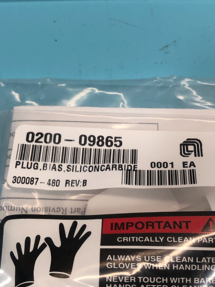 3 AMAT 0200-09865 Plug, Bias, Silicon Carbide, 158872 | eBay
