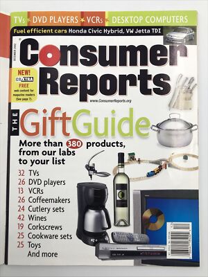 Consumer Reports Back Issue The Gift Guide More Than 380 Products