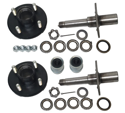 Build Your Axle Stub Kit with 4x4 Hubs Spindle 1.50" x 3.37" Flanged w ...