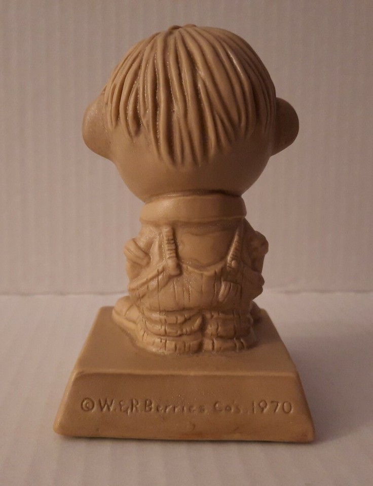 R & W Berries Statue I Wuv You 1970 Man Saying I Wuv You 6" Figurine ...