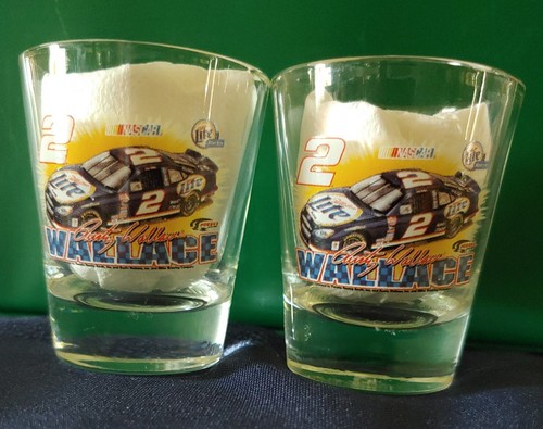 (2) Rusty Wallace #2 ~ Miller Lite~ NASCAR Shot Glasses | eBay