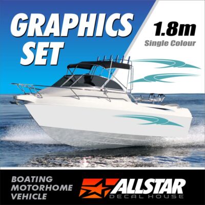 Boat Graphics Decal Kit, Vinyl stripe Sticker for Marine and Automotive ...