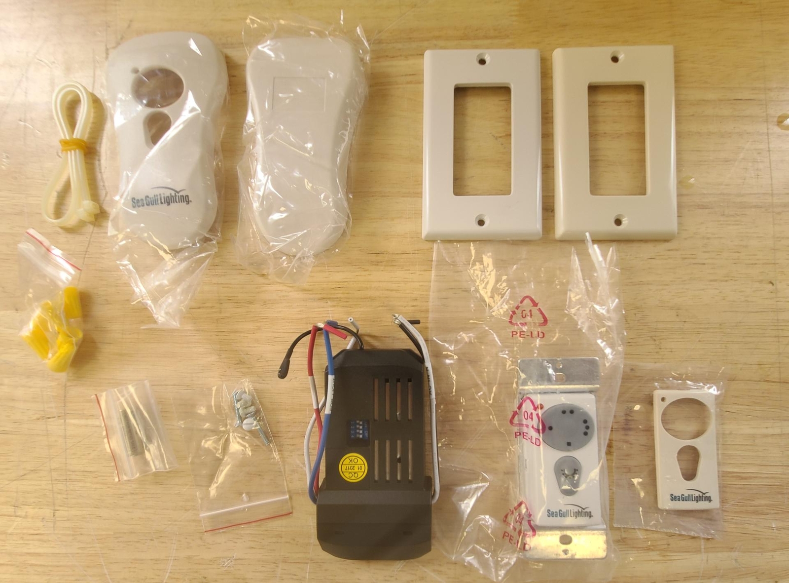 Sea Gull Convertible Handheld/Wall Remote Control- Kit, White or Almond ...