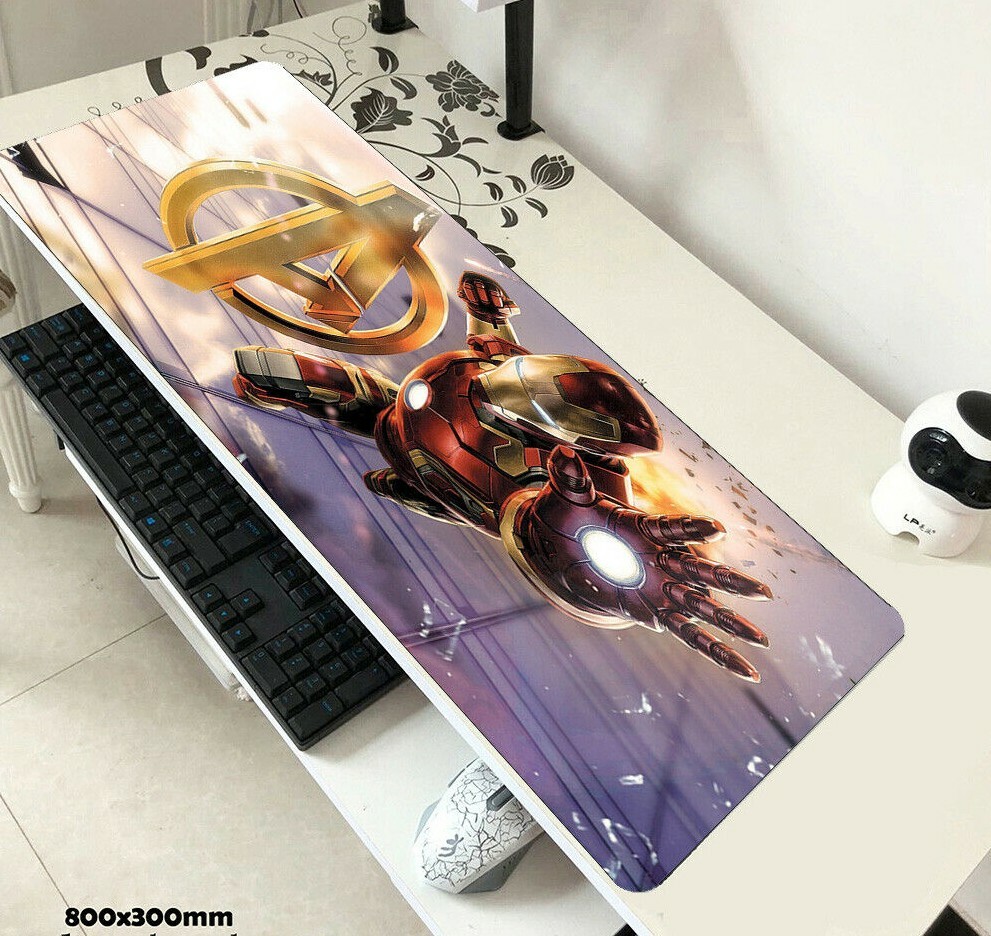 CUSTOM 80x30cm Gaming Mouse Mat Pad Extra Large Waterproof Washable ...