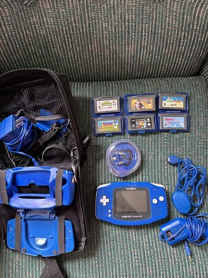 Toys R Us Exclusive Game Boy Advance WORKING W/ Intec Accessories and ...