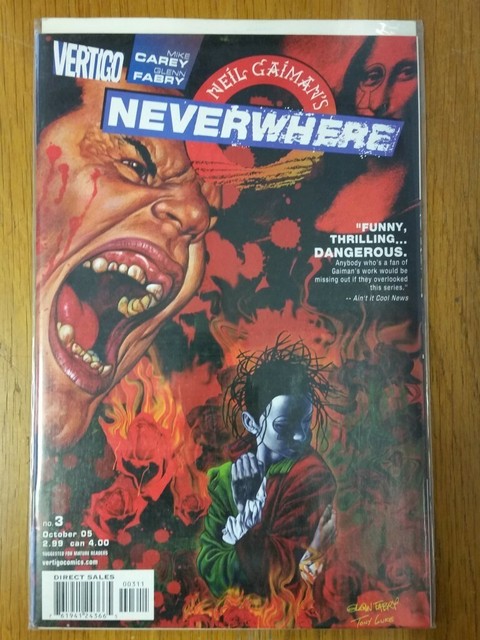 Neil Gaiman's Neverwhere Comic 8 DC Vertigo 2006 Carey Fabry for sale ...