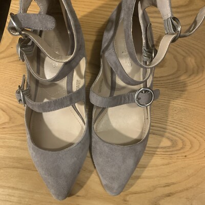 CHARLES By Charles David Women's Gray Suede Strappy Shoes Size: 6.5M | eBay