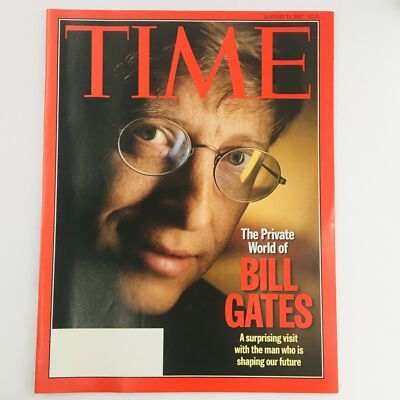 Time Magazine January 13 1997 The Private World of Bill Gates, No Label ...