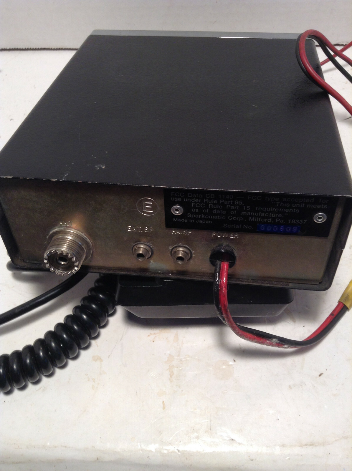 Sparkomatic CBH40 40 Channel Mobile CB Radio Transceiver | eBay