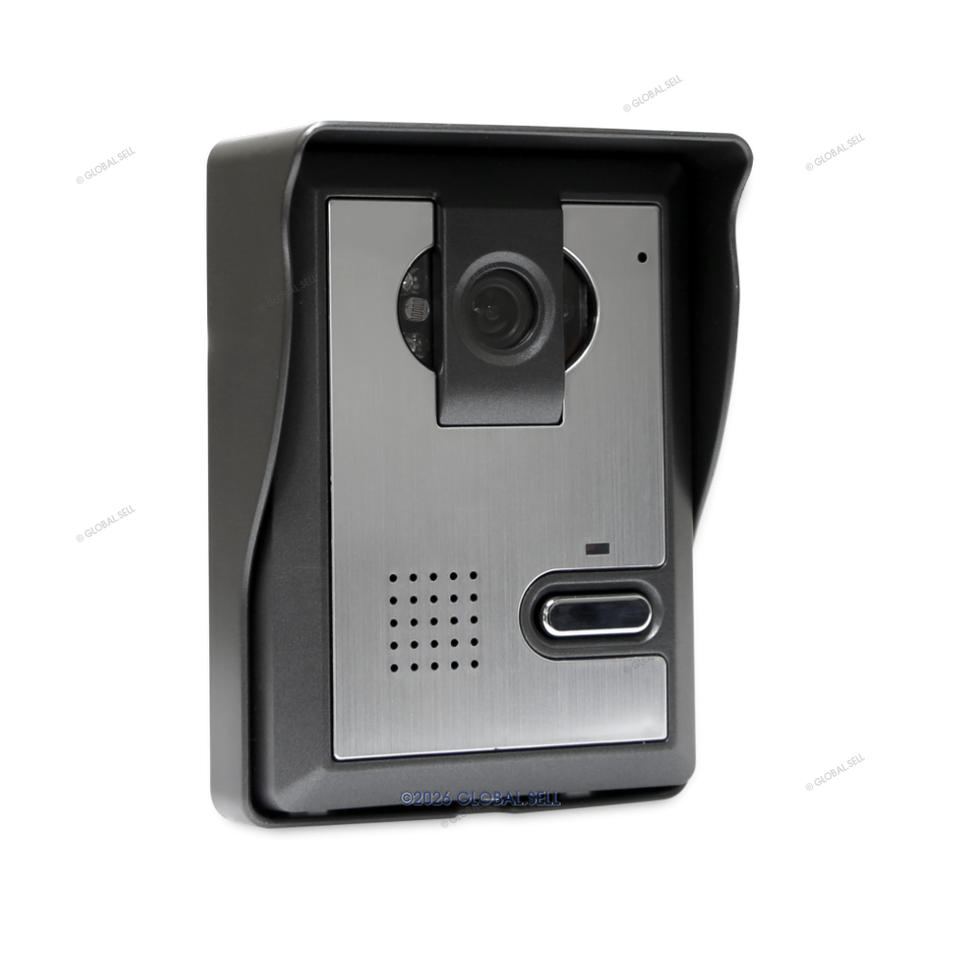 7inch Wired Video Door Phone Intercom System with Intra-monitor Audio ...