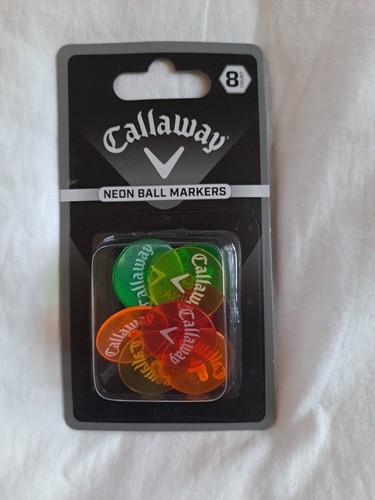 Callaway Neon Golf Ball Markers 8 Pack Multicolor PGA Golfing NEW | eBay