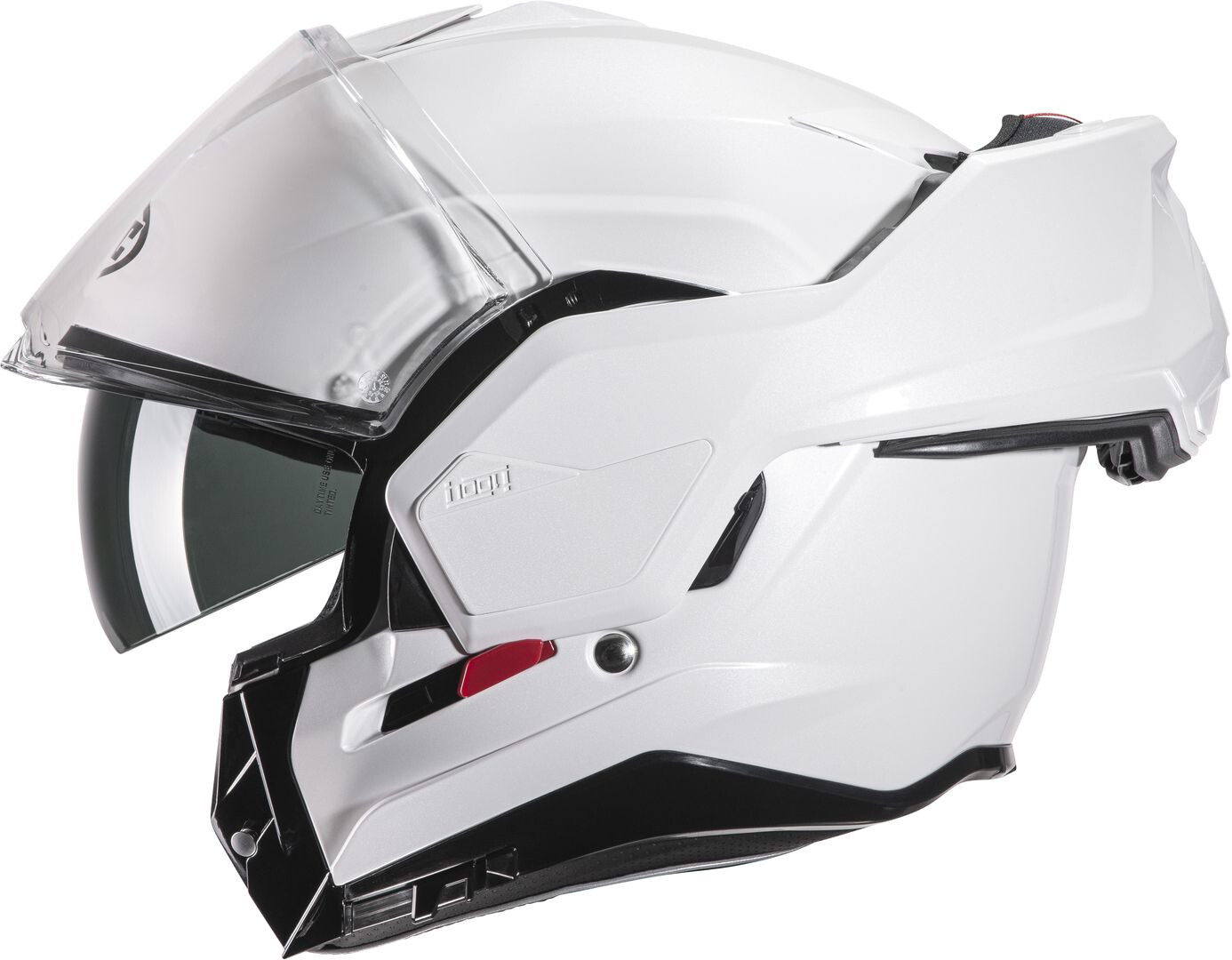 Helmet Modular Openable Reversible Motorcycle HJC i100 White Size M ...