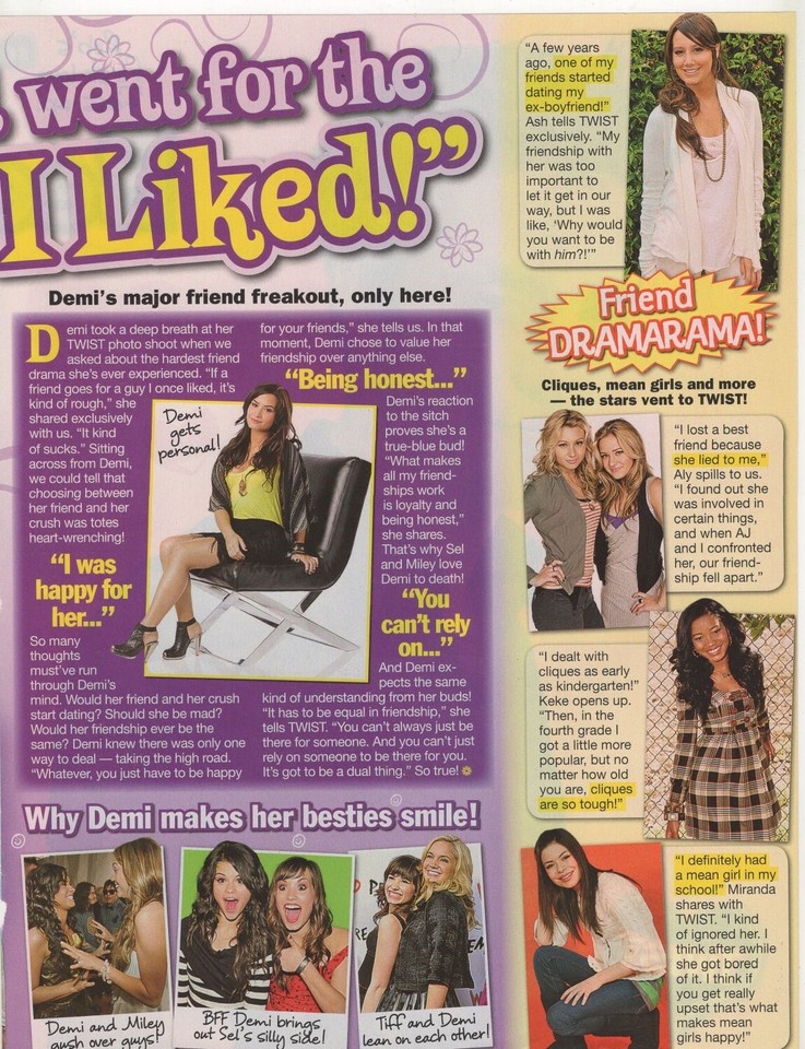 Rob Robert Pattinson pinup Demi Lovato Miranda Cosgrove Aly Aj Keke ...