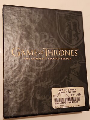 Game of Thrones: The Complete Second Season (Blu-ray Disc, 2016, 5-Disc ...