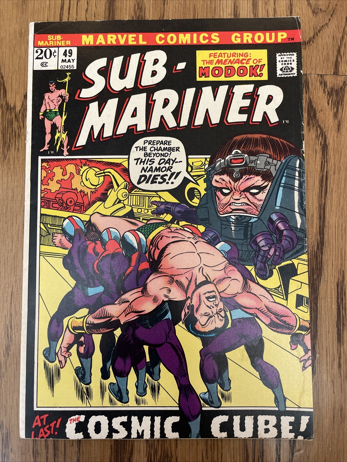 Sub-Mariner #49 (Marvel 1972) Gene Colan, Early MODOK And Doctor DOOM ...