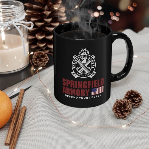 Springfield Armory Collectible 11 oz Black Coffee Mug | eBay