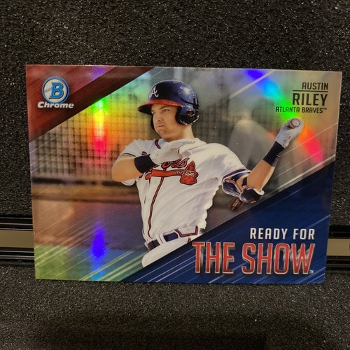 2019 Bowman Chrome Ready For The Show Austin Riley REFRACTOR ROOKIE ...